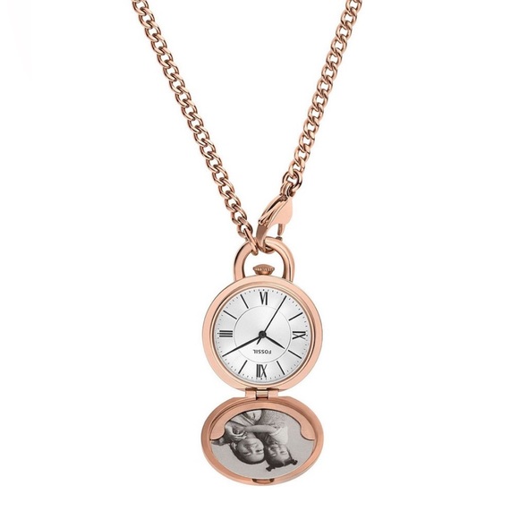 Fossil | Accessories | Womens Jacqueline Threehand Rose Gold Stainless ...